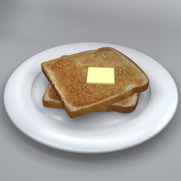 3d toast model