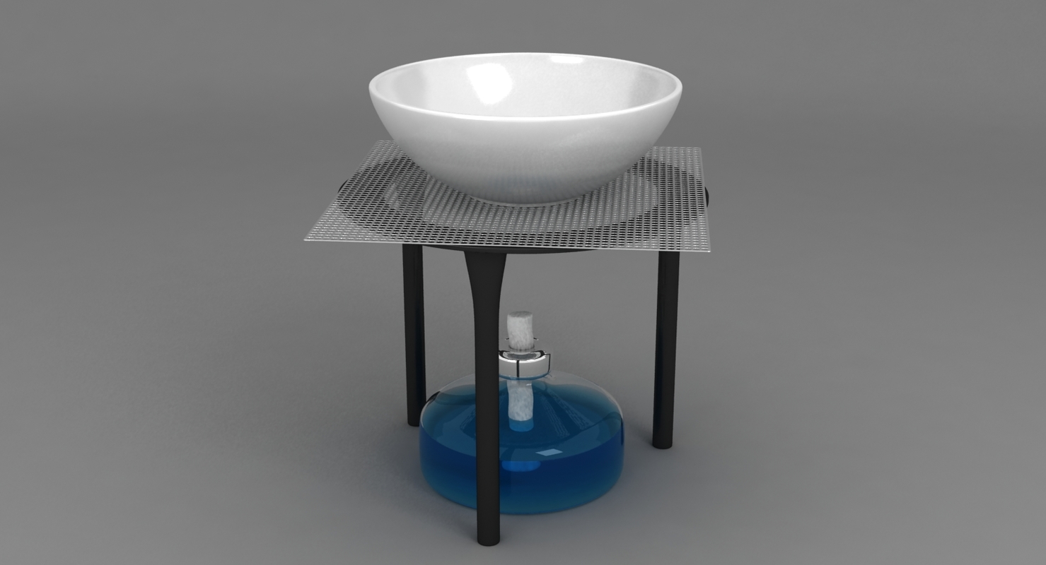 alcohol burner 3d model