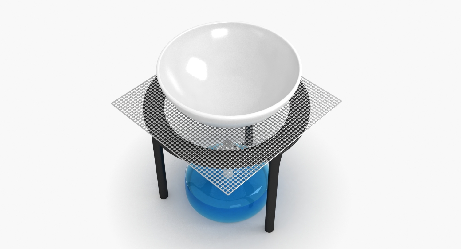 alcohol burner 3d model