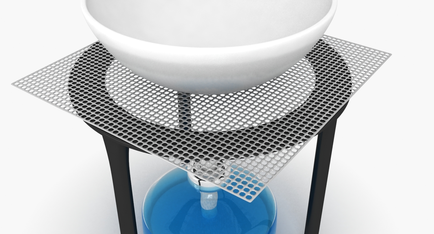 alcohol burner 3d model