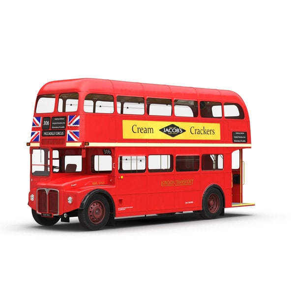 london buses bus 3d model