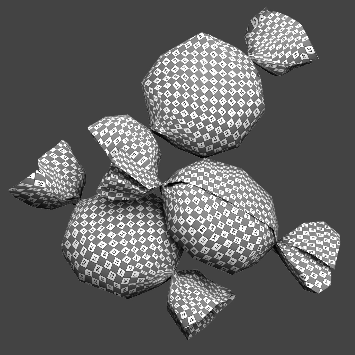 candy toffee 3d model