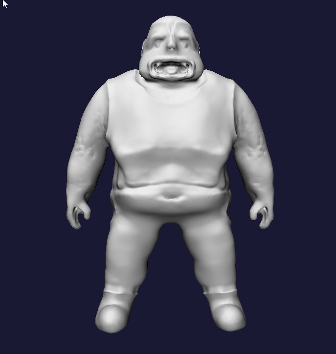 3d model troll fat