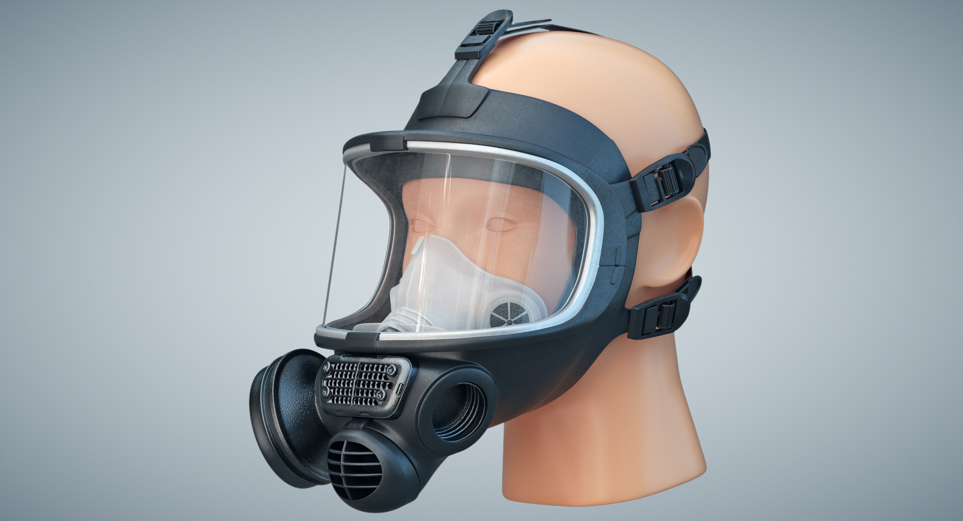 3d safety gasmask