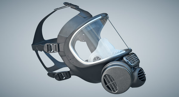 3d safety gasmask