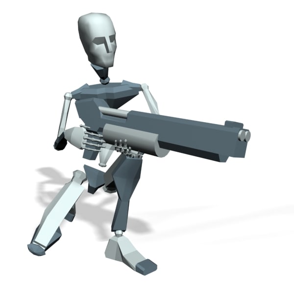 Motion Character Studio Biped idle crouch skeleton