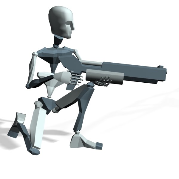 Motion Character Studio Biped idle crouch skeleton