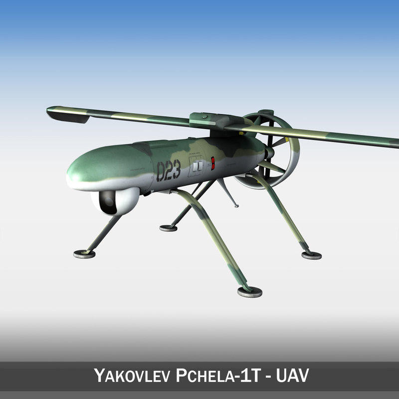 modelo 3d Pchela-1T Drone - UAV ruso - TurboSquid 498504