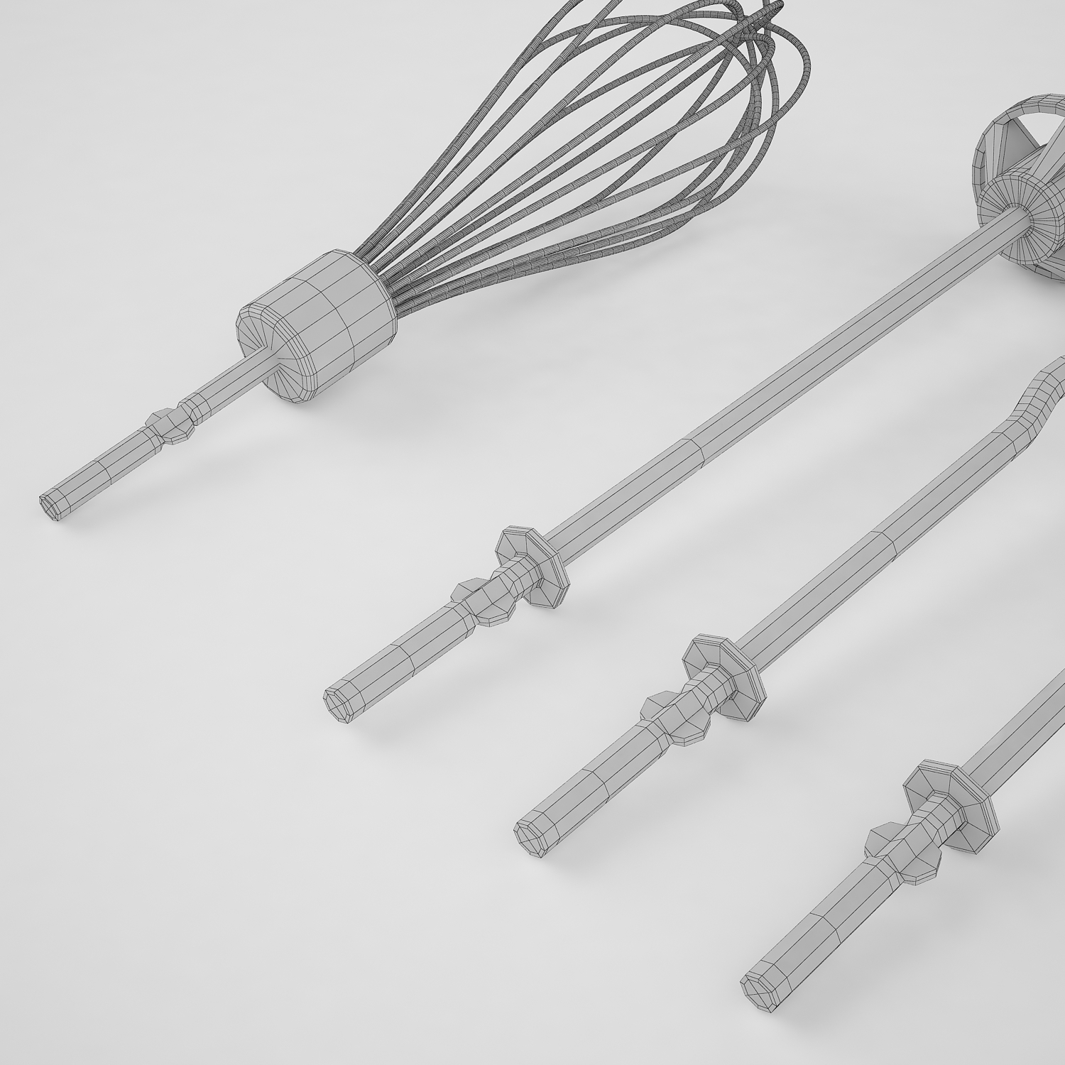 manual mixer kitchen 3d model