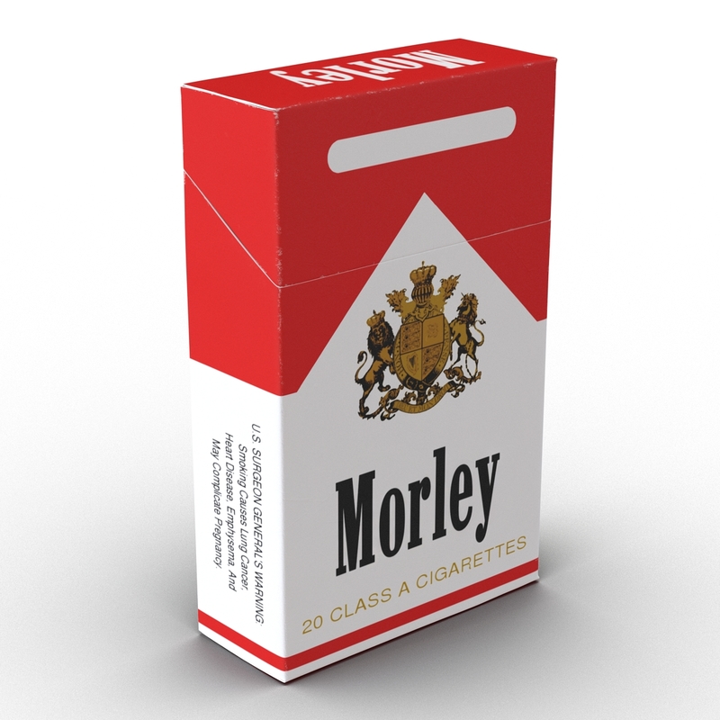 3d model cigarettes morley