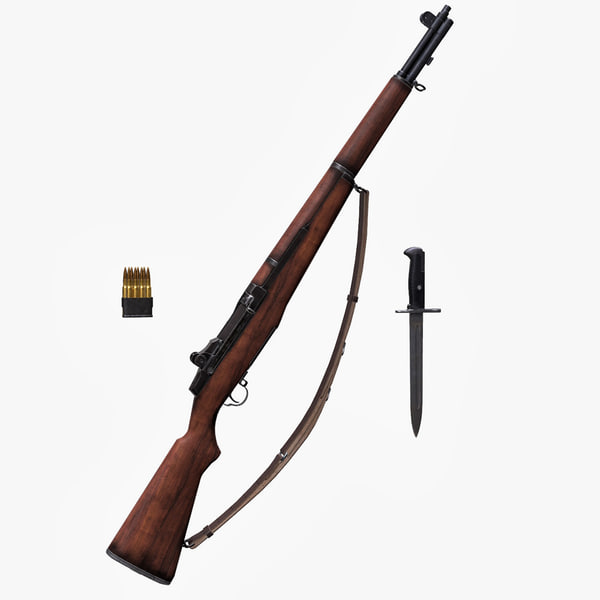 m1 garand 3d model