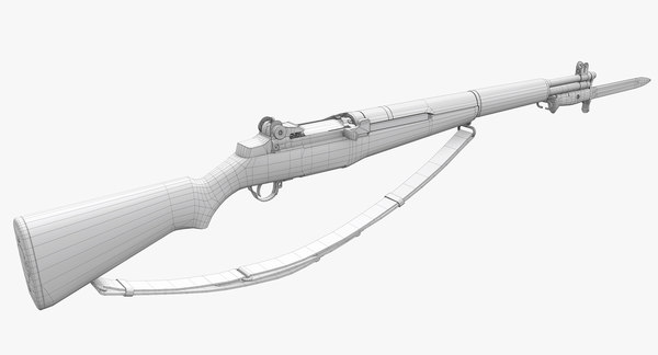 m1 garand 3d model