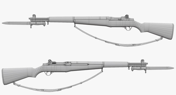 m1 garand 3d model