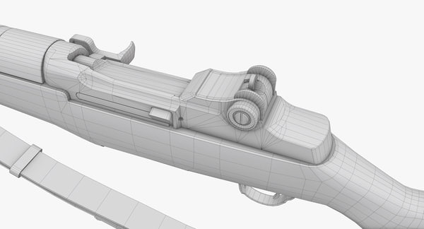 m1 garand 3d model