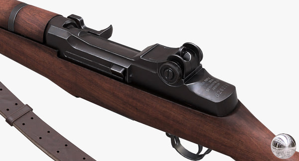 m1 garand 3d model