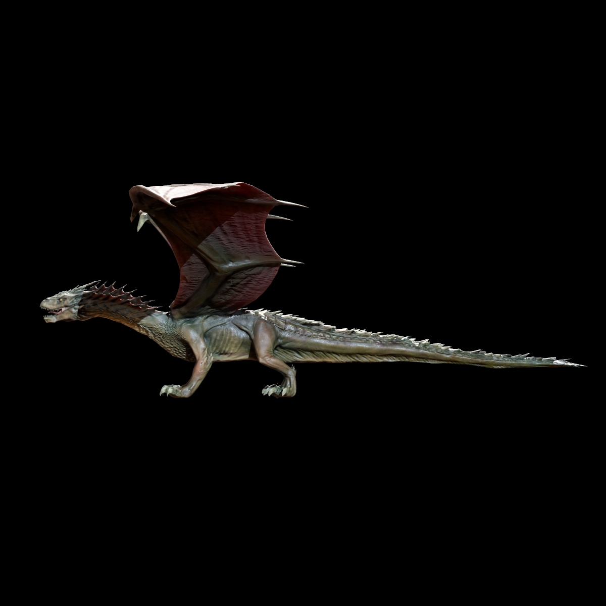 3d model dragon animation