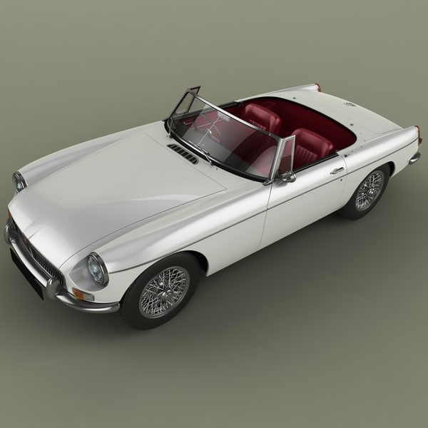 3d model 1962 mg mgb