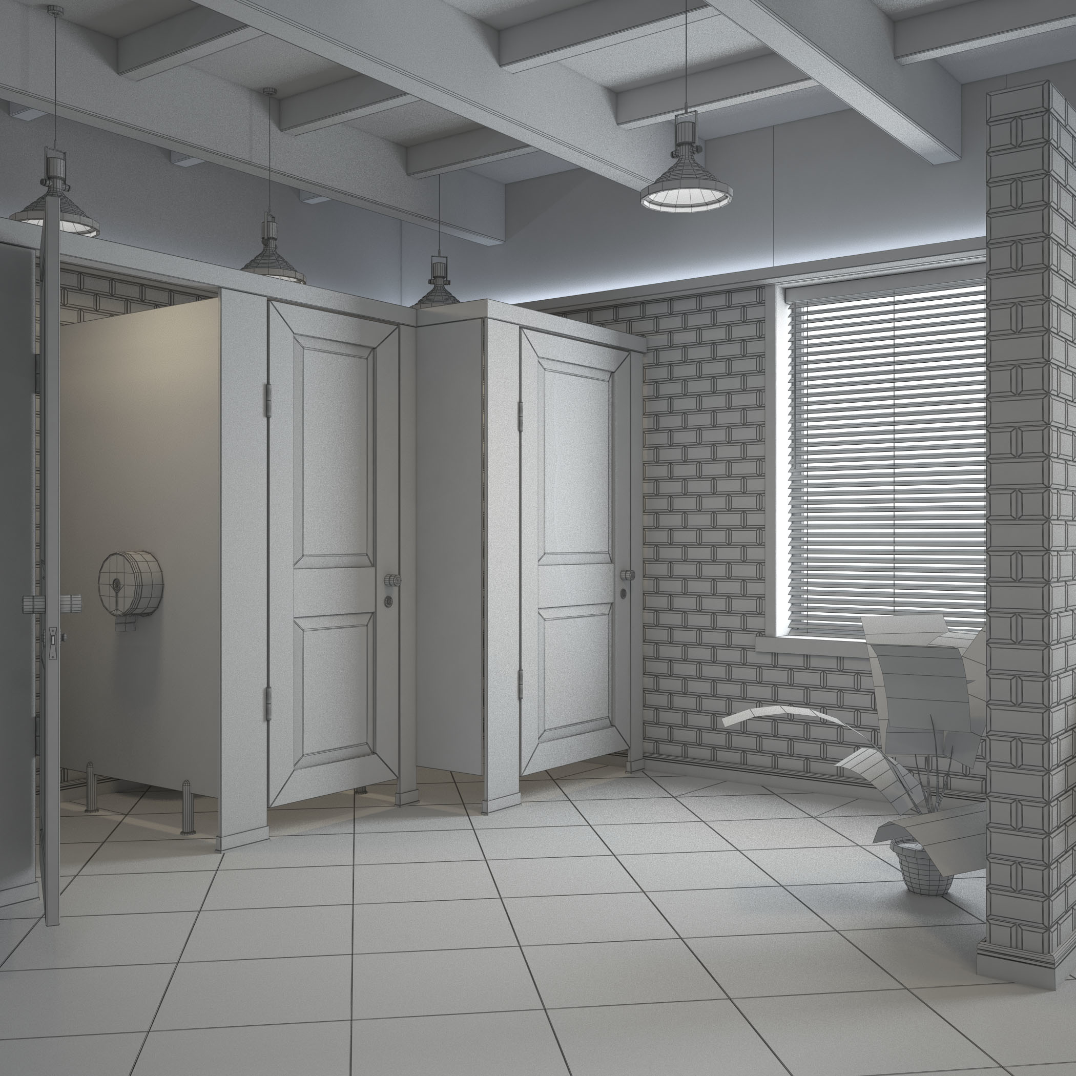 3d restroom