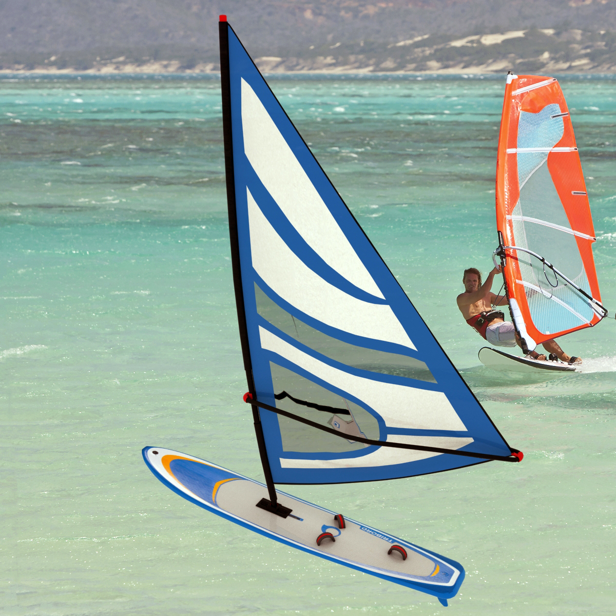 3d windsurfing board model