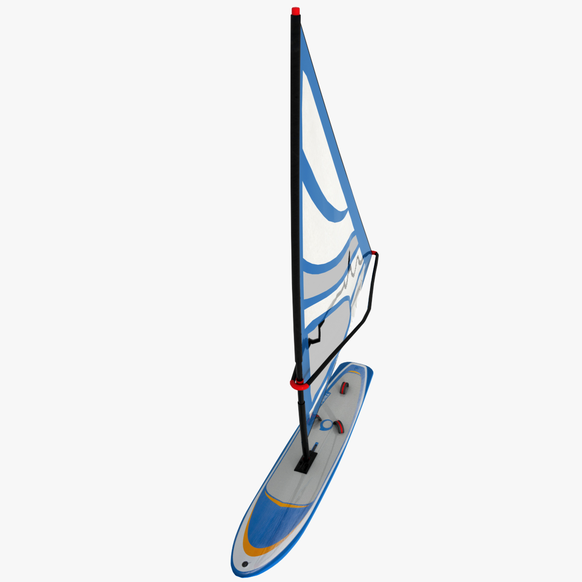 3d windsurfing board model