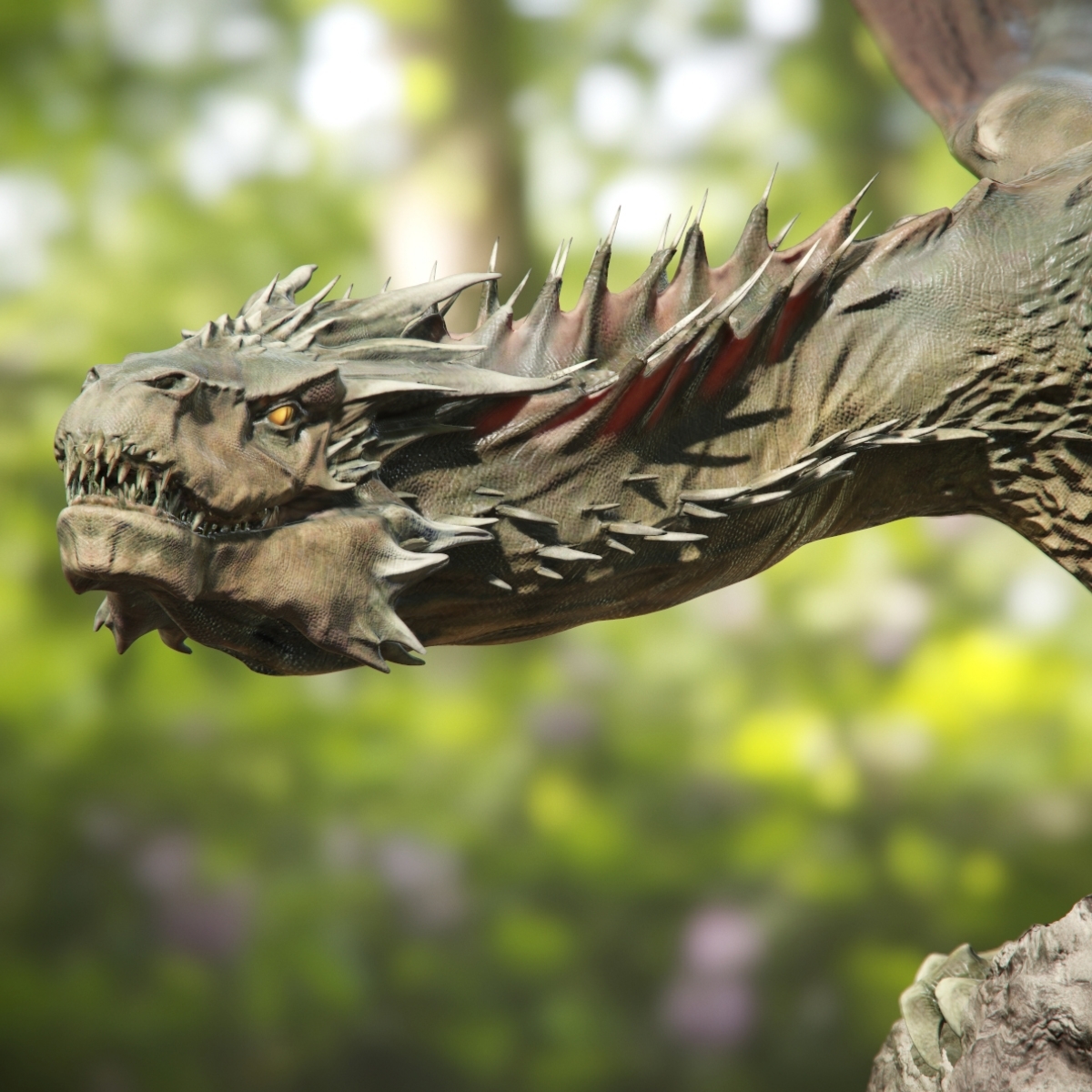 3d model dragon animation