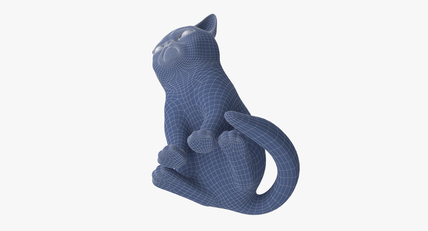 grumpy cat 3d model