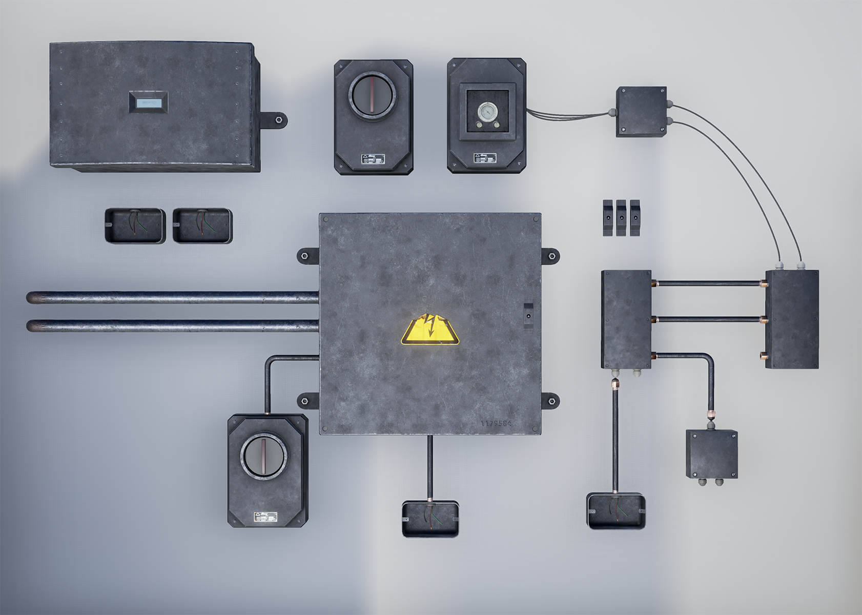 3d electrical unity packed