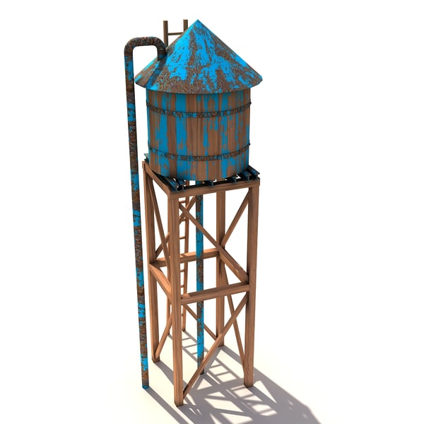 3d model water tower