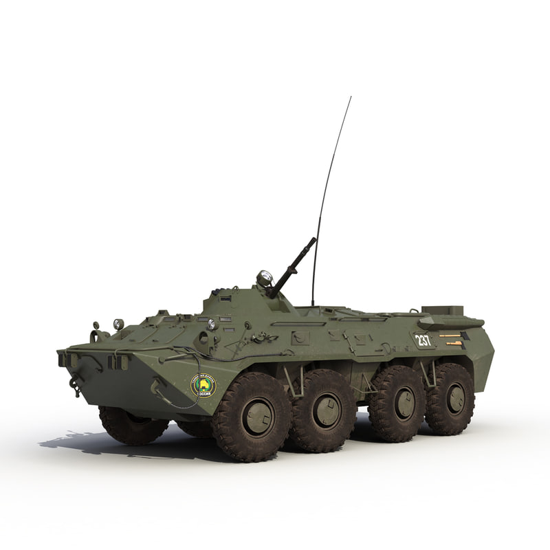 amphibious armoured personnel carrier 3d max