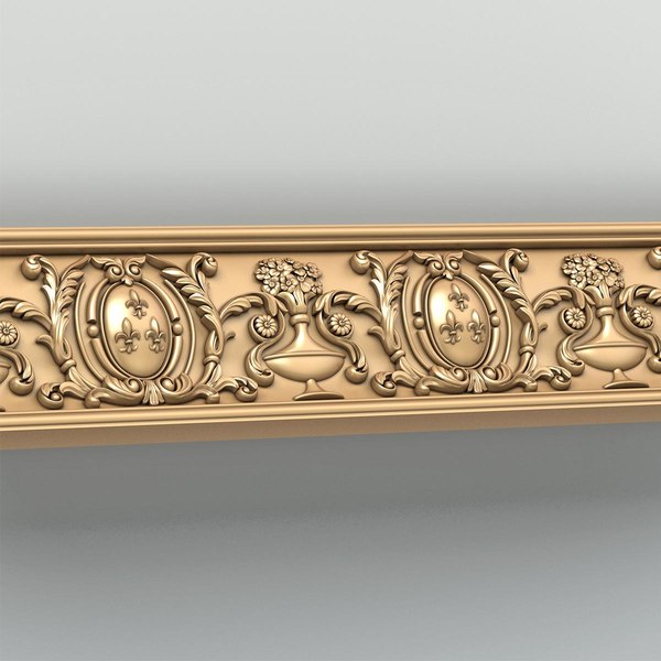 3d decorative molding model