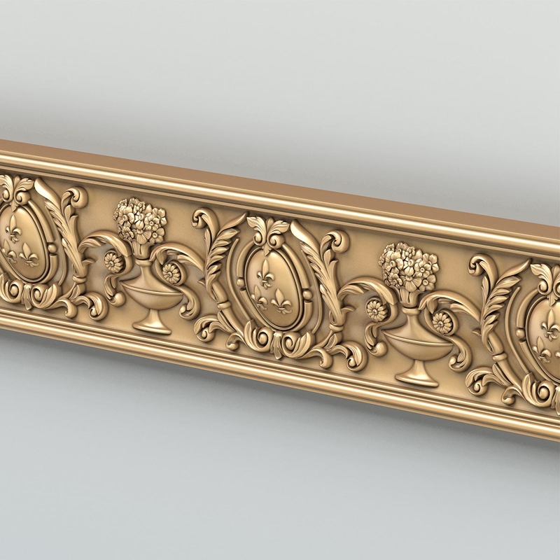 3d decorative molding model