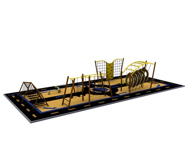 obstacle play 3d model