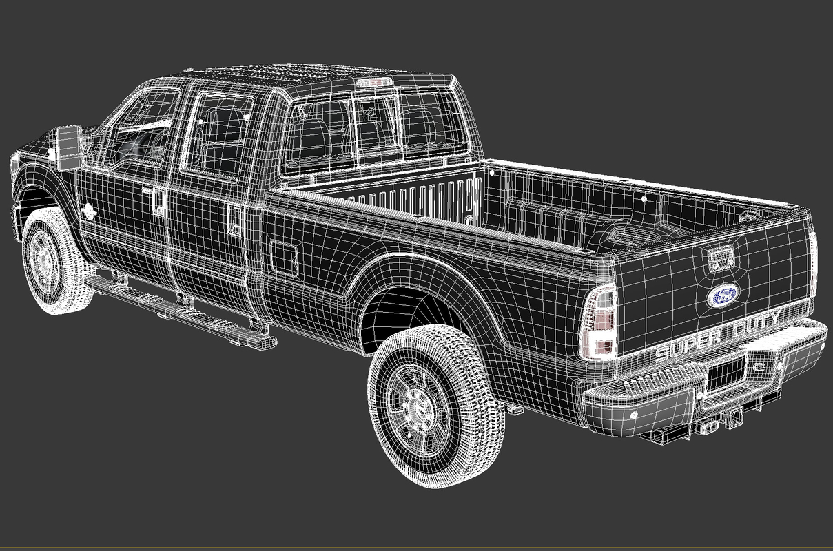 3d model f f-350