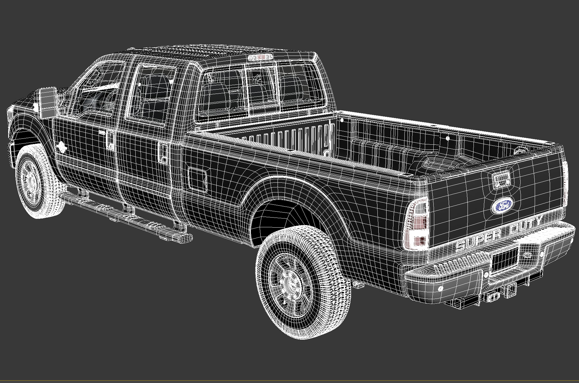 3d model f f-350