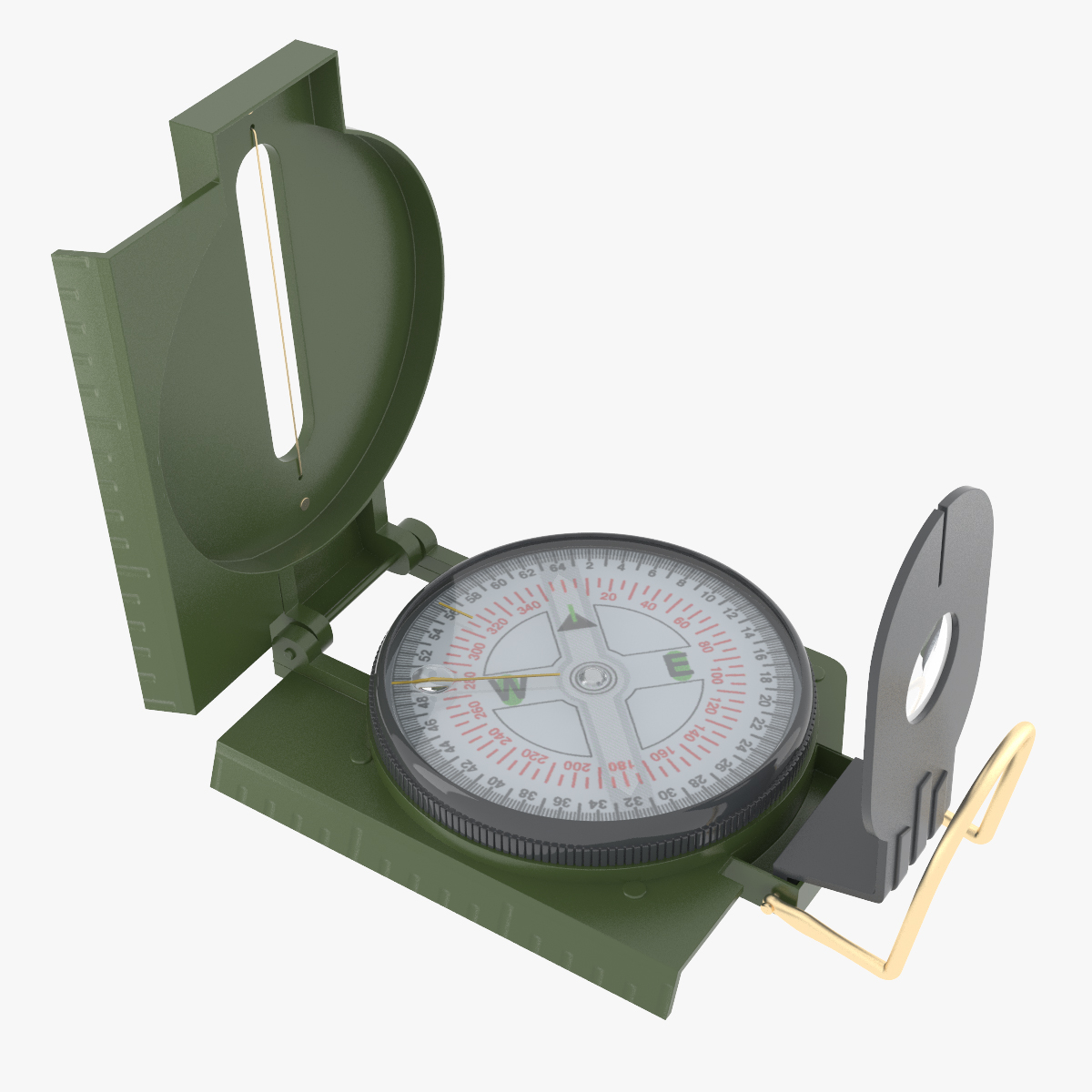 military compass obj