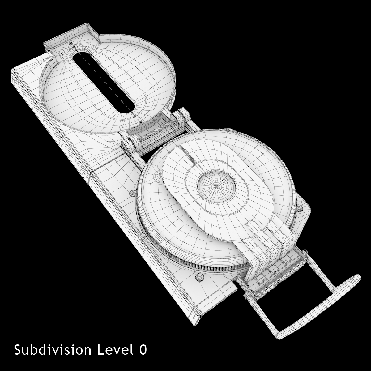 Military Compass Obj