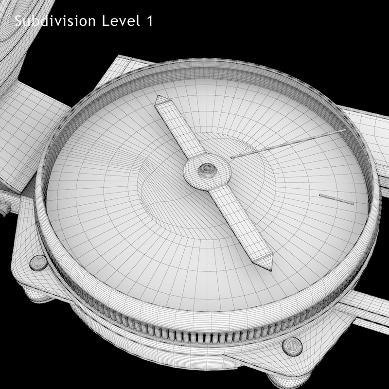 Military Compass Obj