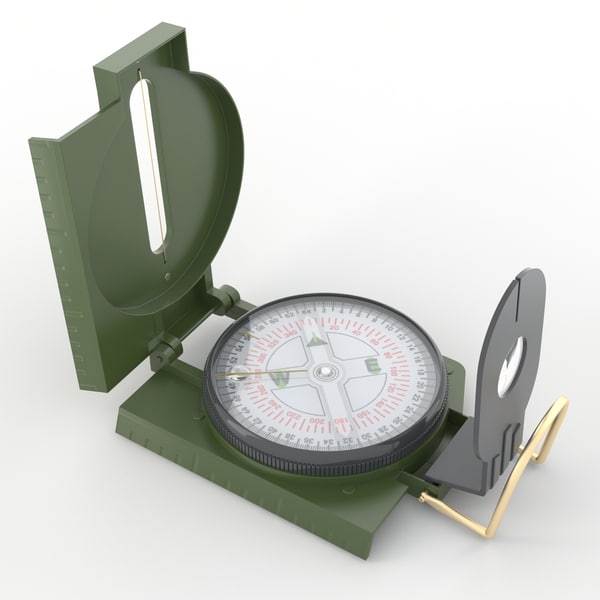 military compass obj