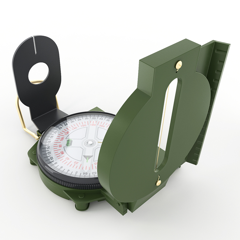 military compass obj