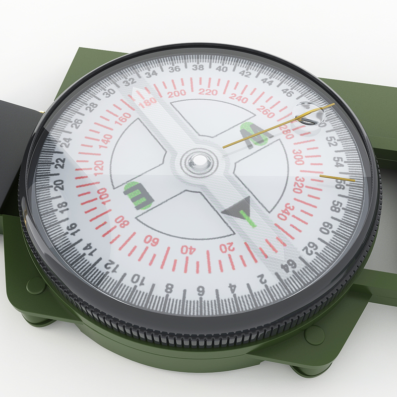 military compass obj
