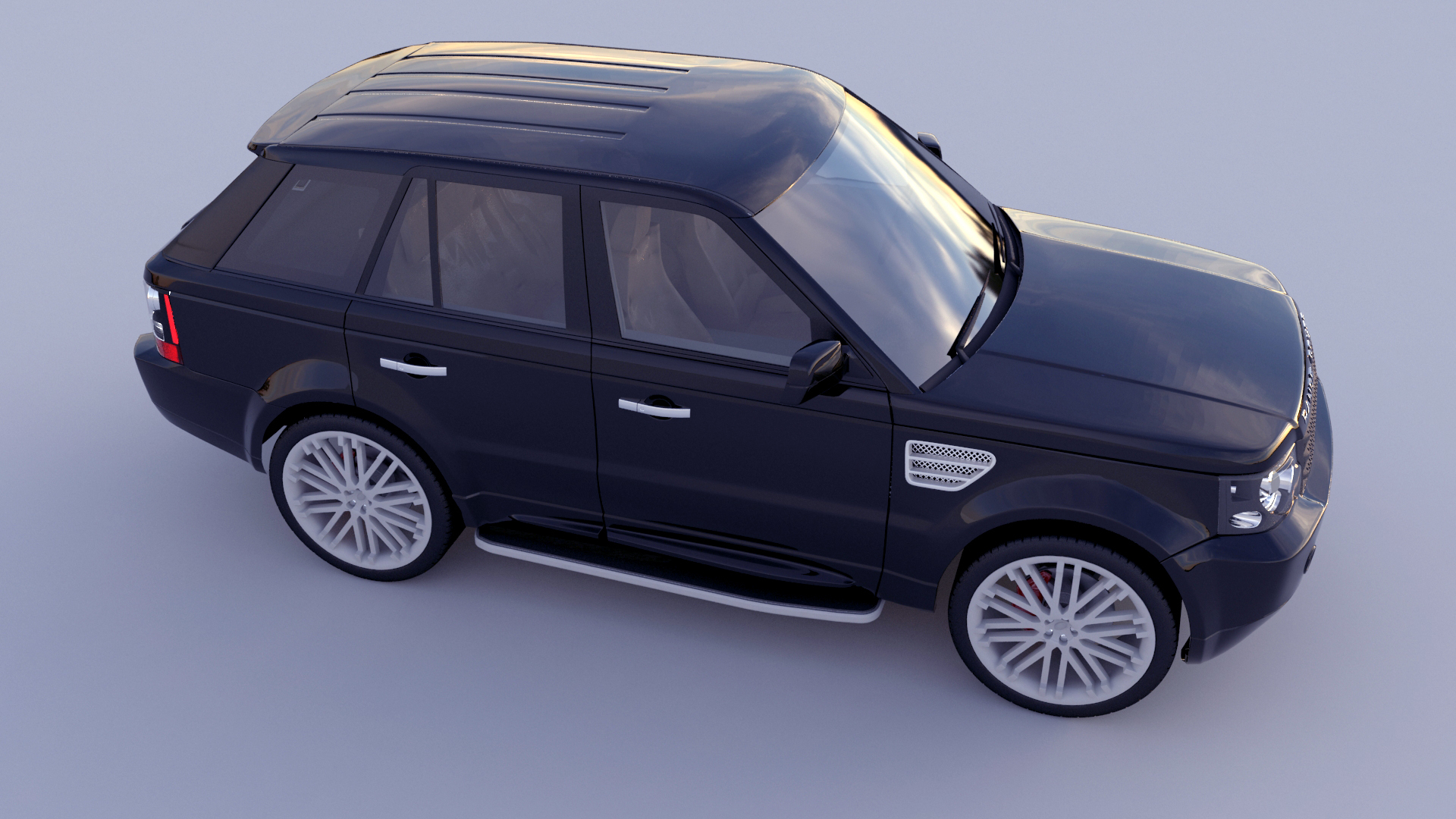 range rover sport 3d model