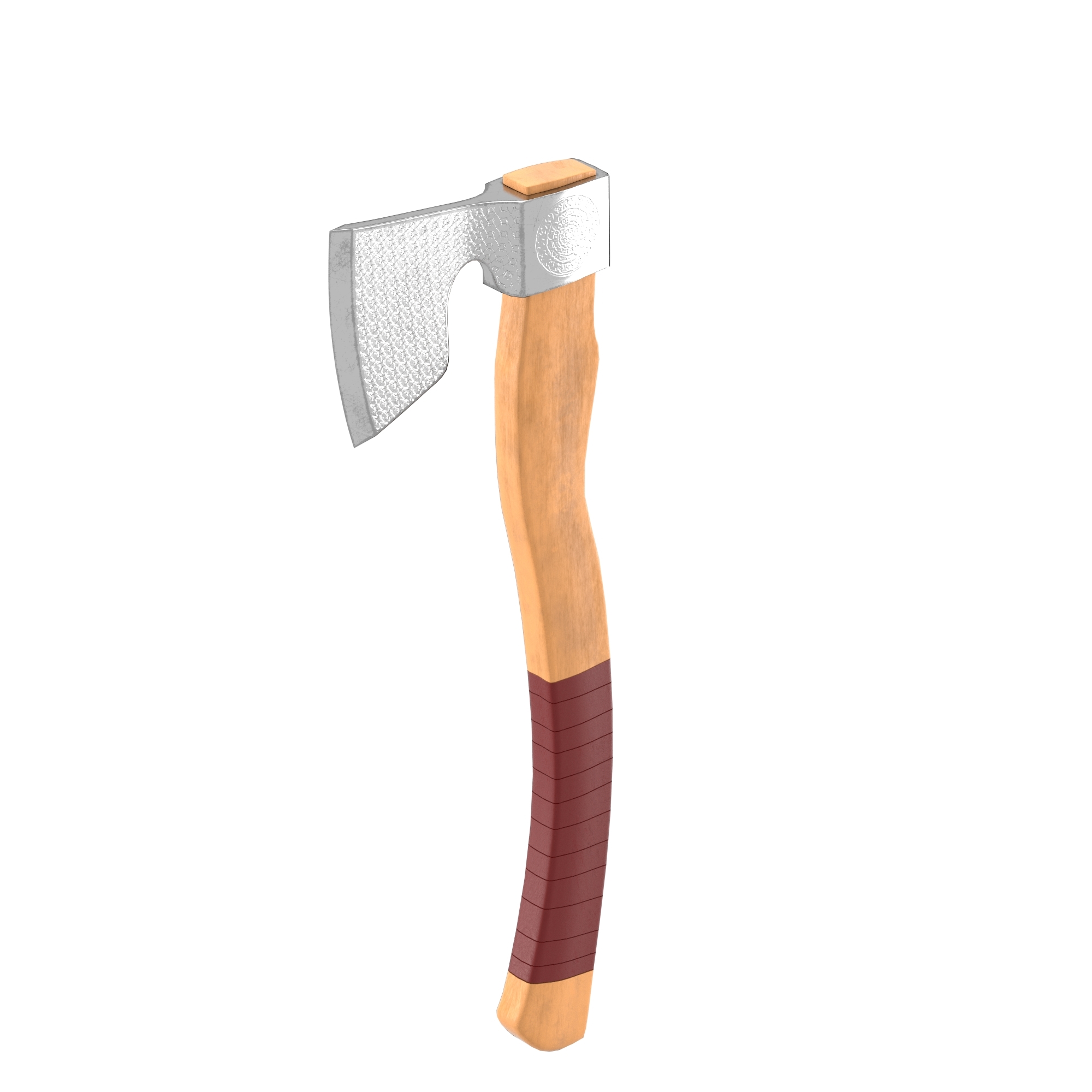 battle axe 3d obj