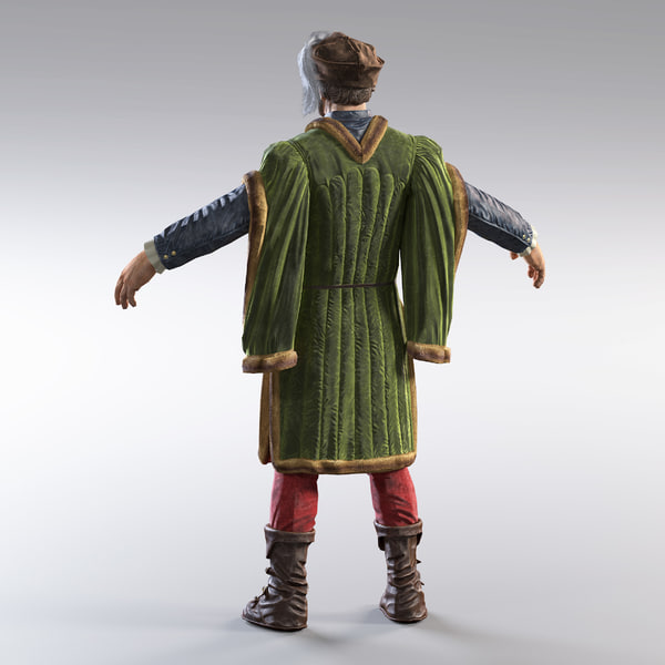 medieval merchant version 3d max