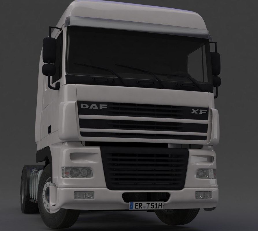 Daf XF3D模型 - TurboSquid 1042781