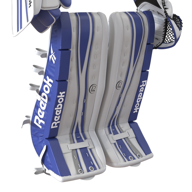 3d model hockey goalie protection kit