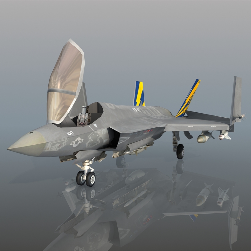 c lightning ii 3d max