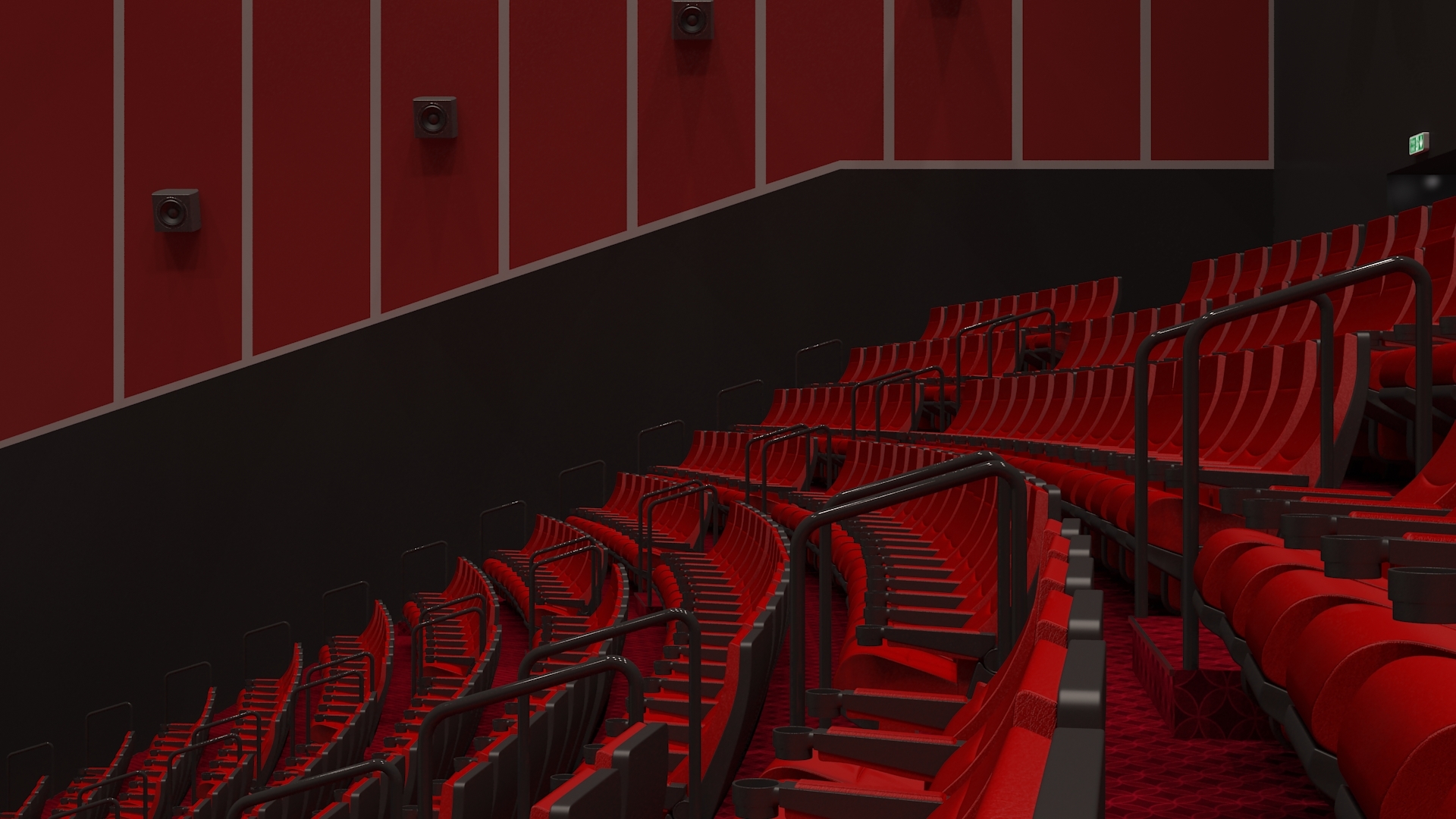 3d model of hall theater imax vr
