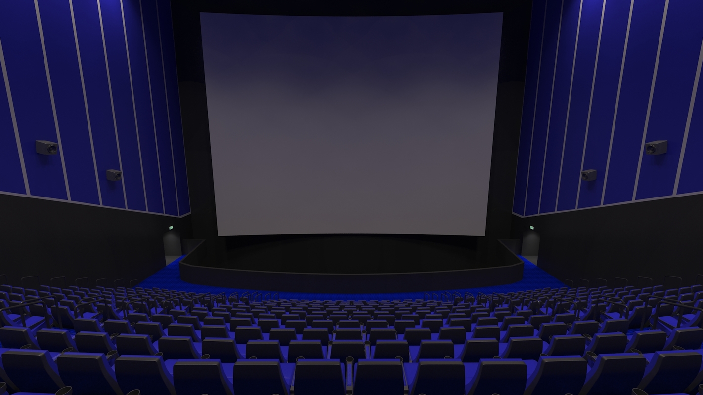 3d model of hall theater imax vr