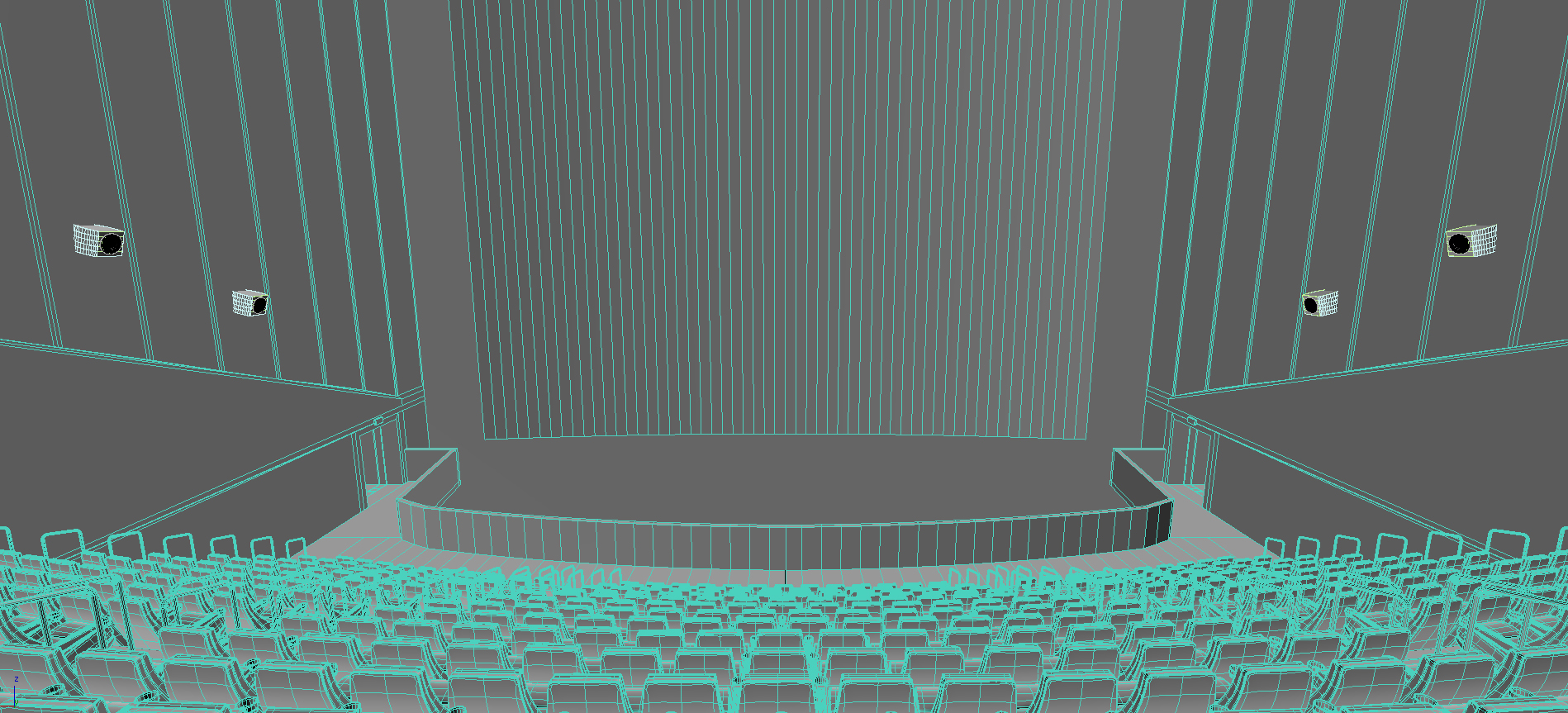 modelo 3d Sala de cine - Cine IMAX (VR) - TurboSquid 1043203
