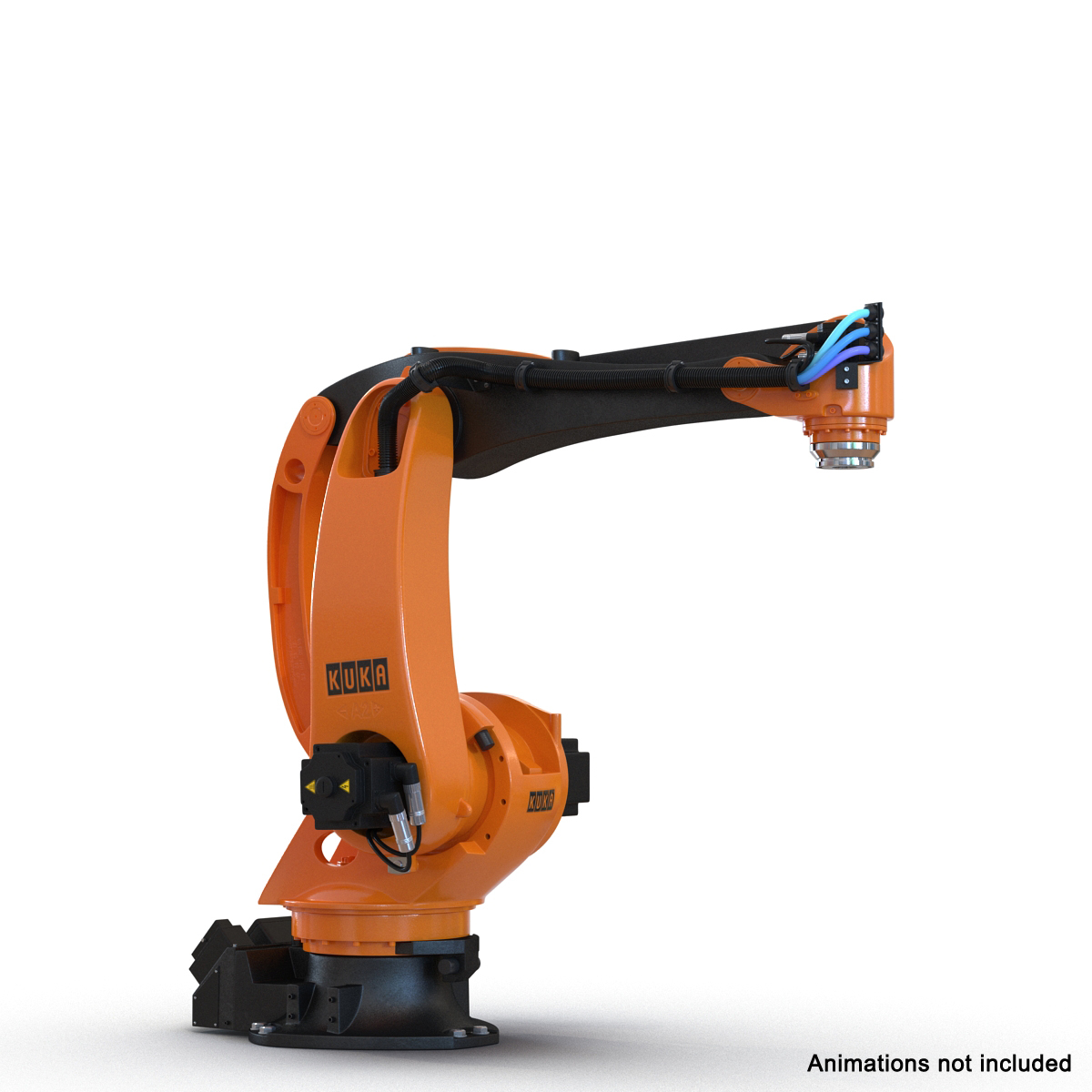 kuka robots rigged 7 3d model